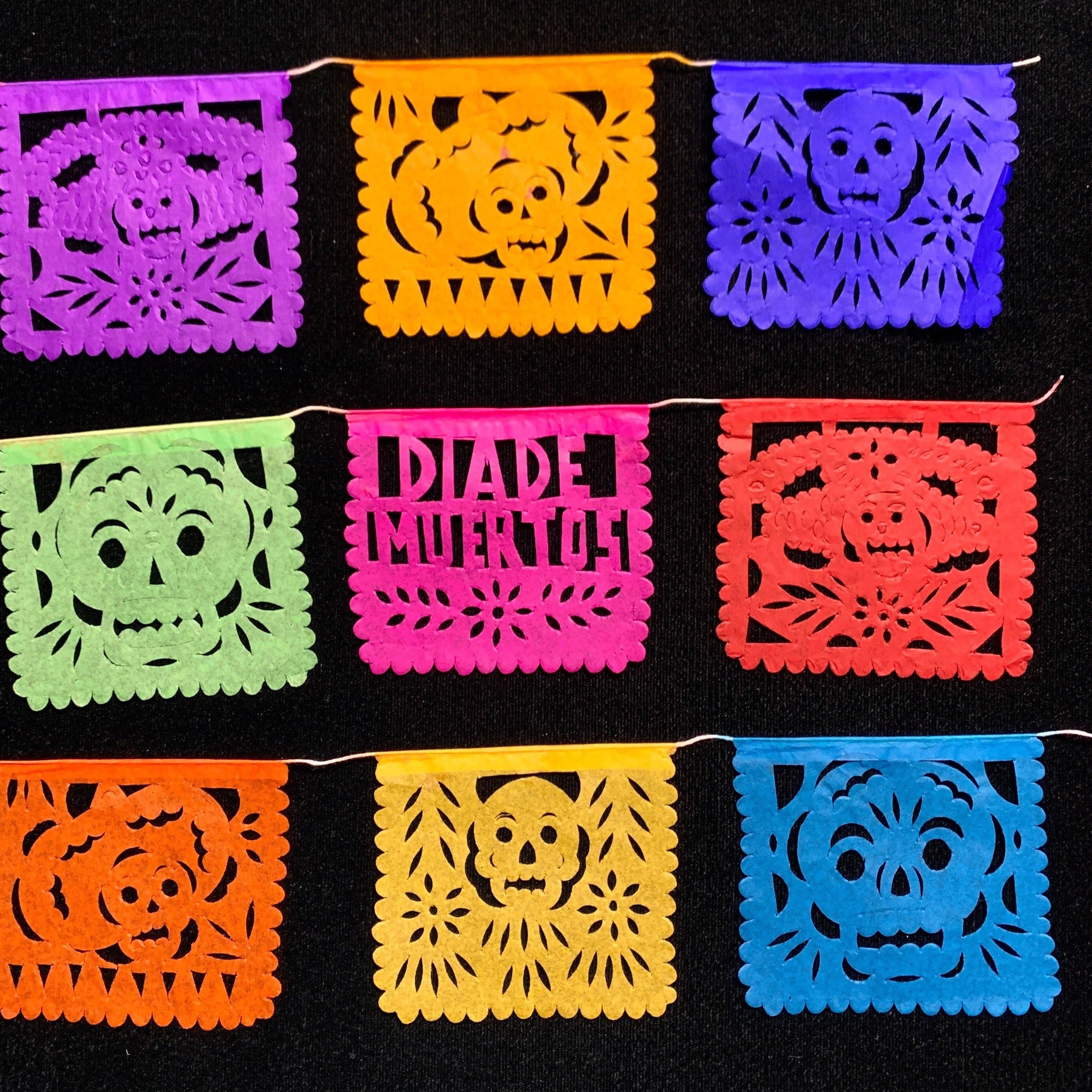 Mini Paper Papel Picado - Day of the Dead Banner | BIMA Museum Store