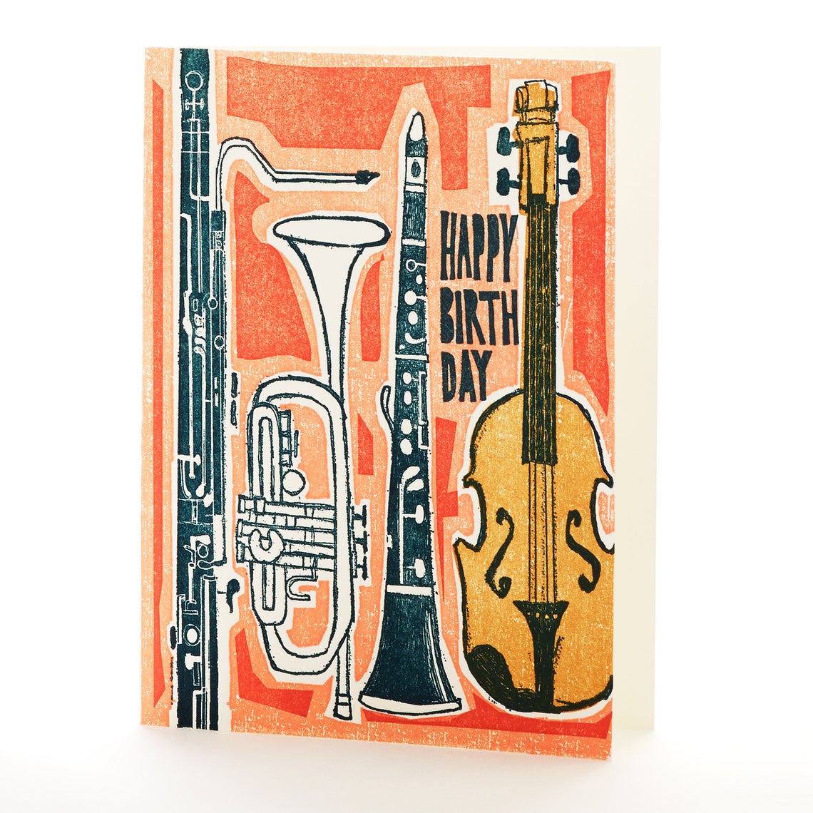 Music Happy Birthday Notecard by Ilee Papergoods Letterpress | BIMA ...