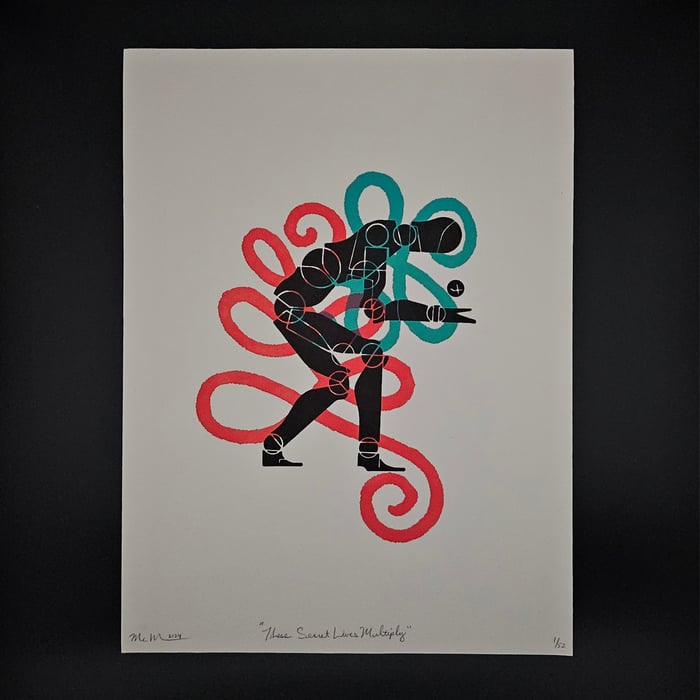 These Secret Lives Multiply Print | BIMA Museum Store