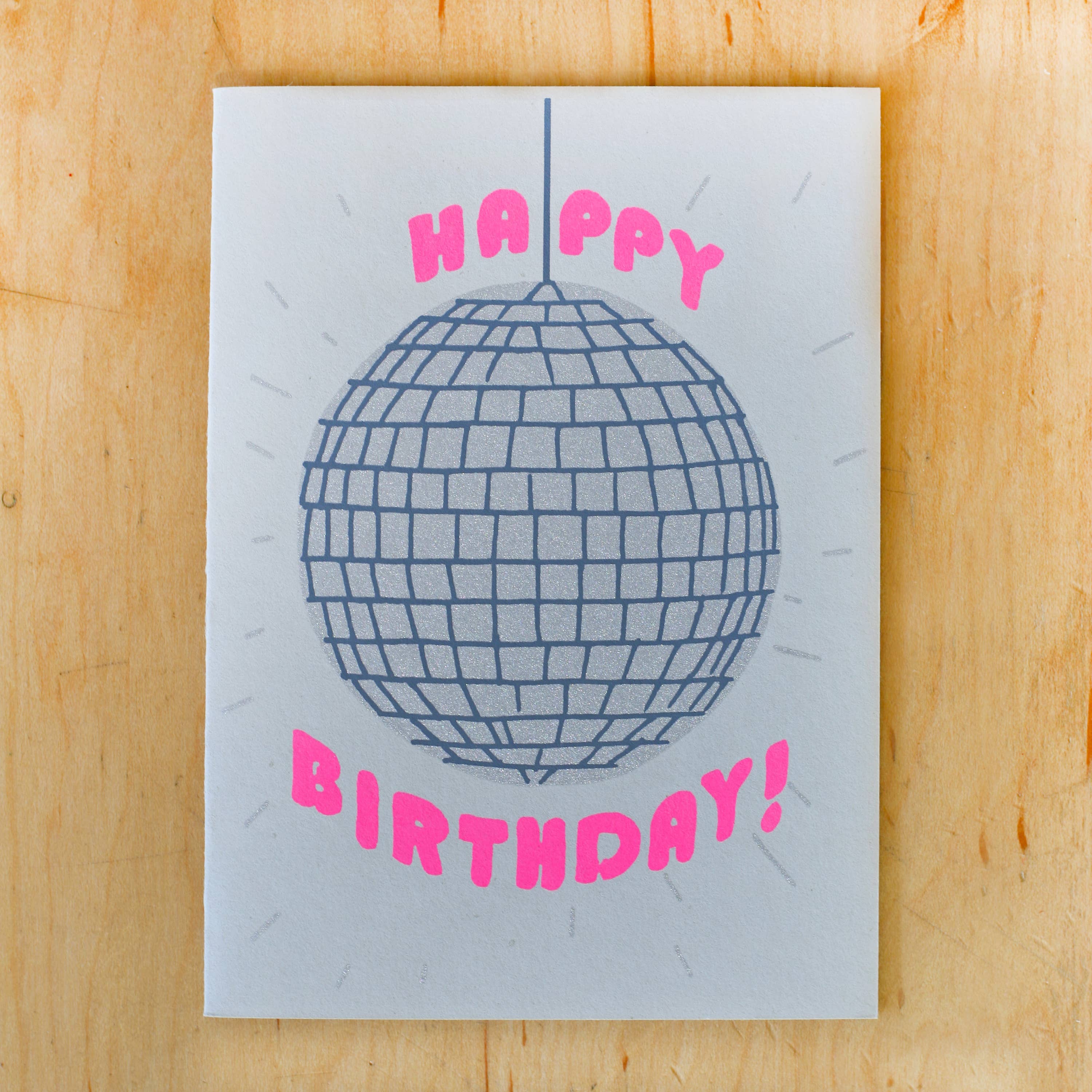 Birthday Disco Ball Card | BIMA Museum Store