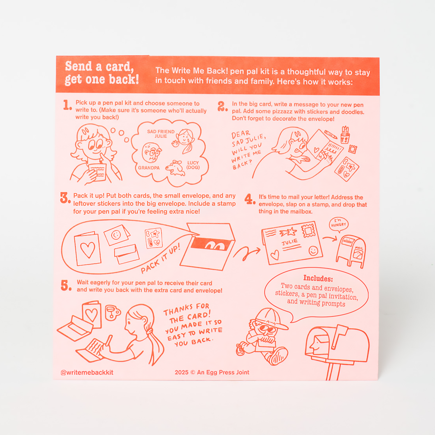 Owl + Gnome Letter Writing Write Me Back Pen Pal Kit | BIMA Museum Store