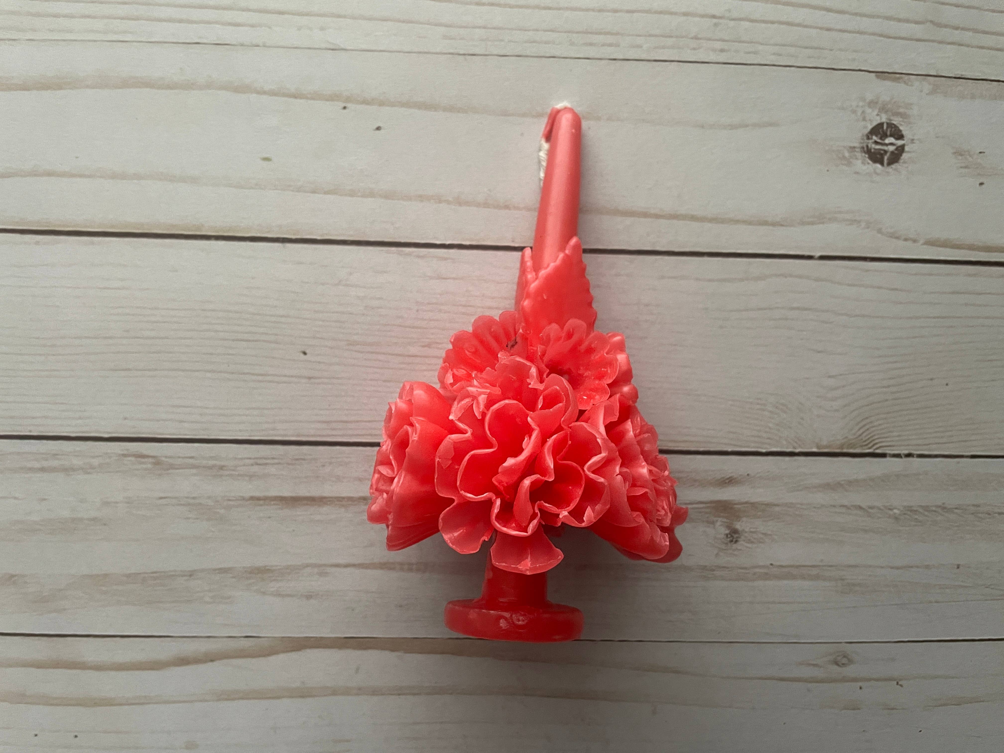 Coral Oaxaca Marigold Day of the Dead Candle (Copy) | BIMA Museum Store