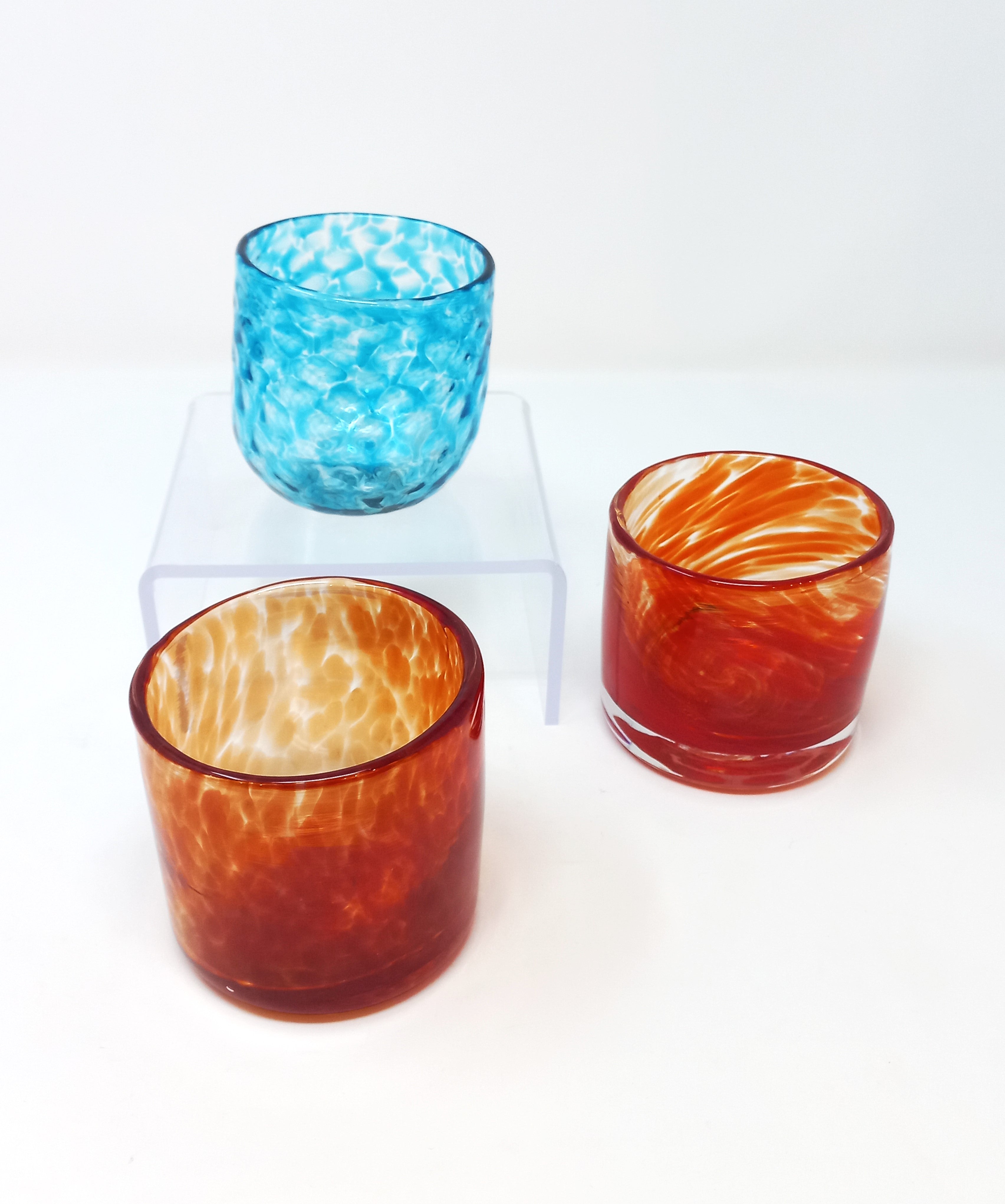 Assorted Glass Cups by Hilltop Artists | BIMA Museum Store