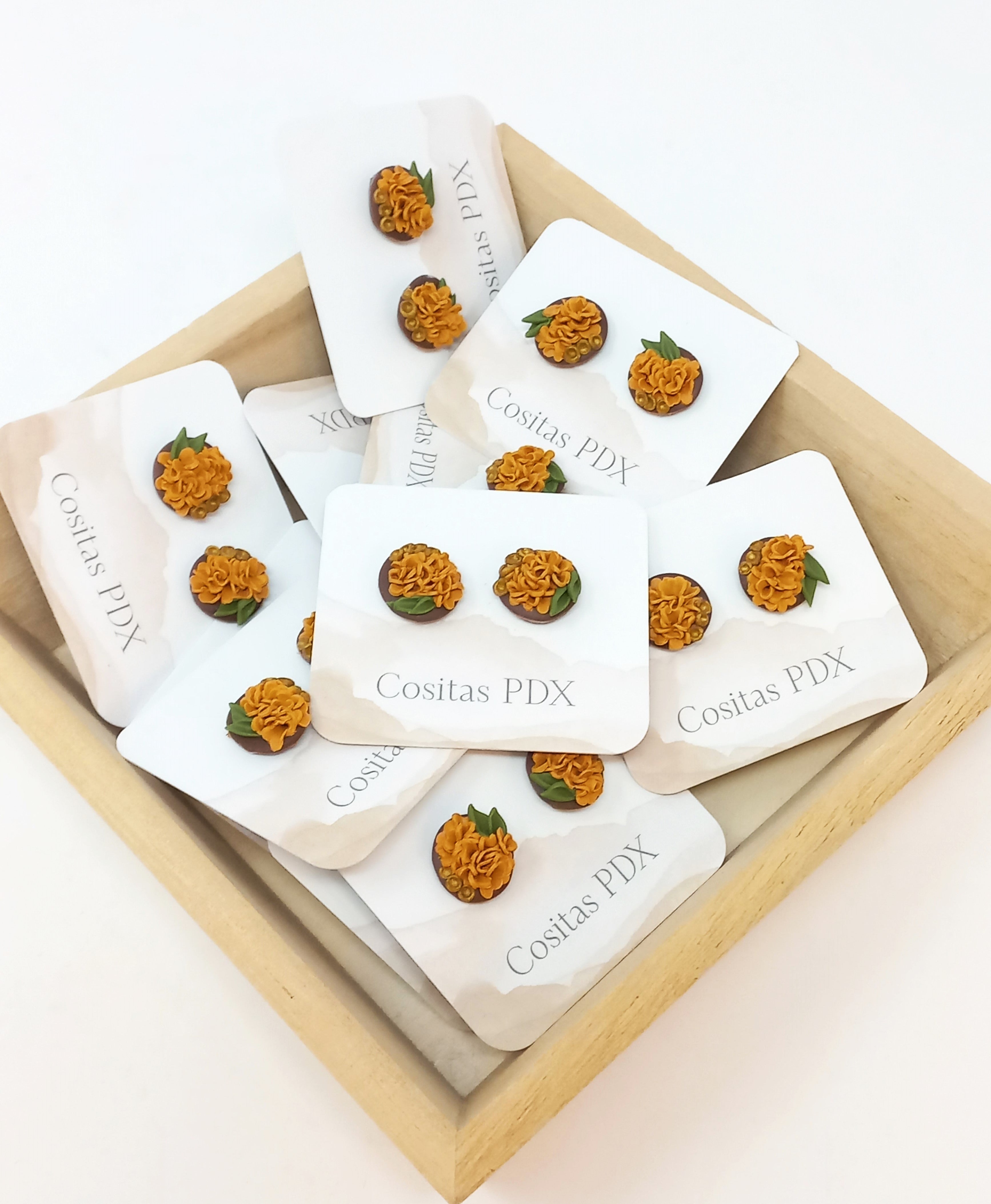 Marigold Stud Earrings | BIMA Museum Store