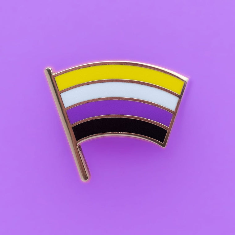 Nonbinary Flag Pin | BIMA Museum Store
