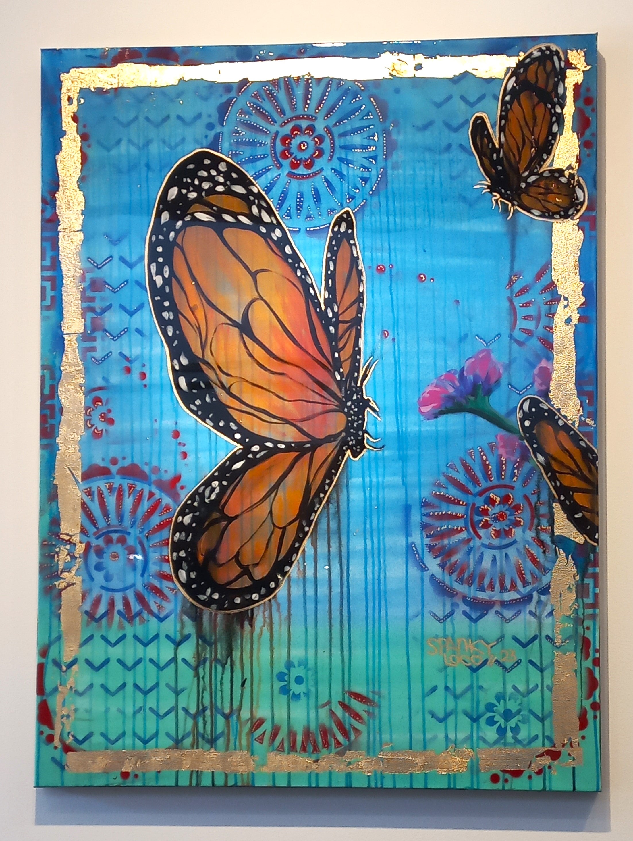 Rosa Azul Print (12"x18") by Spanky Loco | BIMA Museum Store