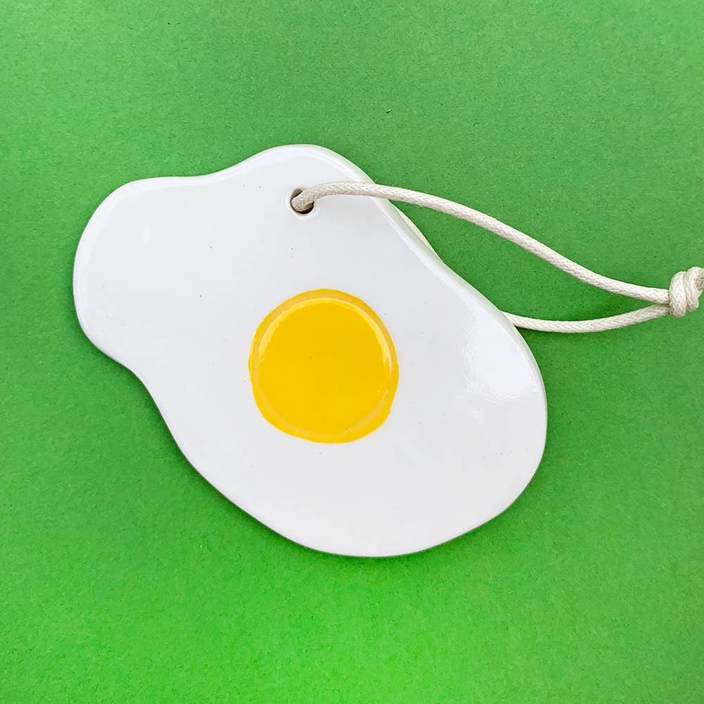 Fried Egg Ceramic Ornament | BIMA Museum Store