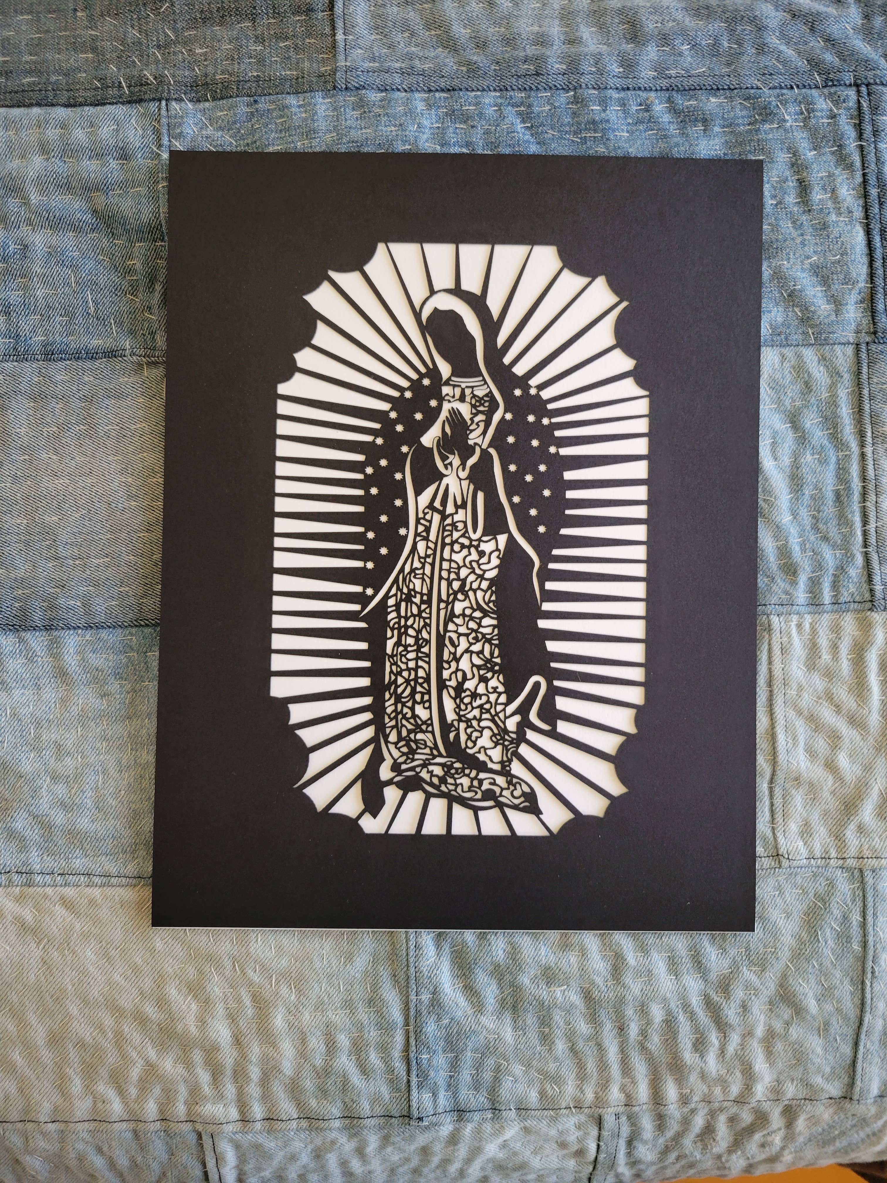 Virgen de Guadalupe - laser cut print | BIMA Museum Store