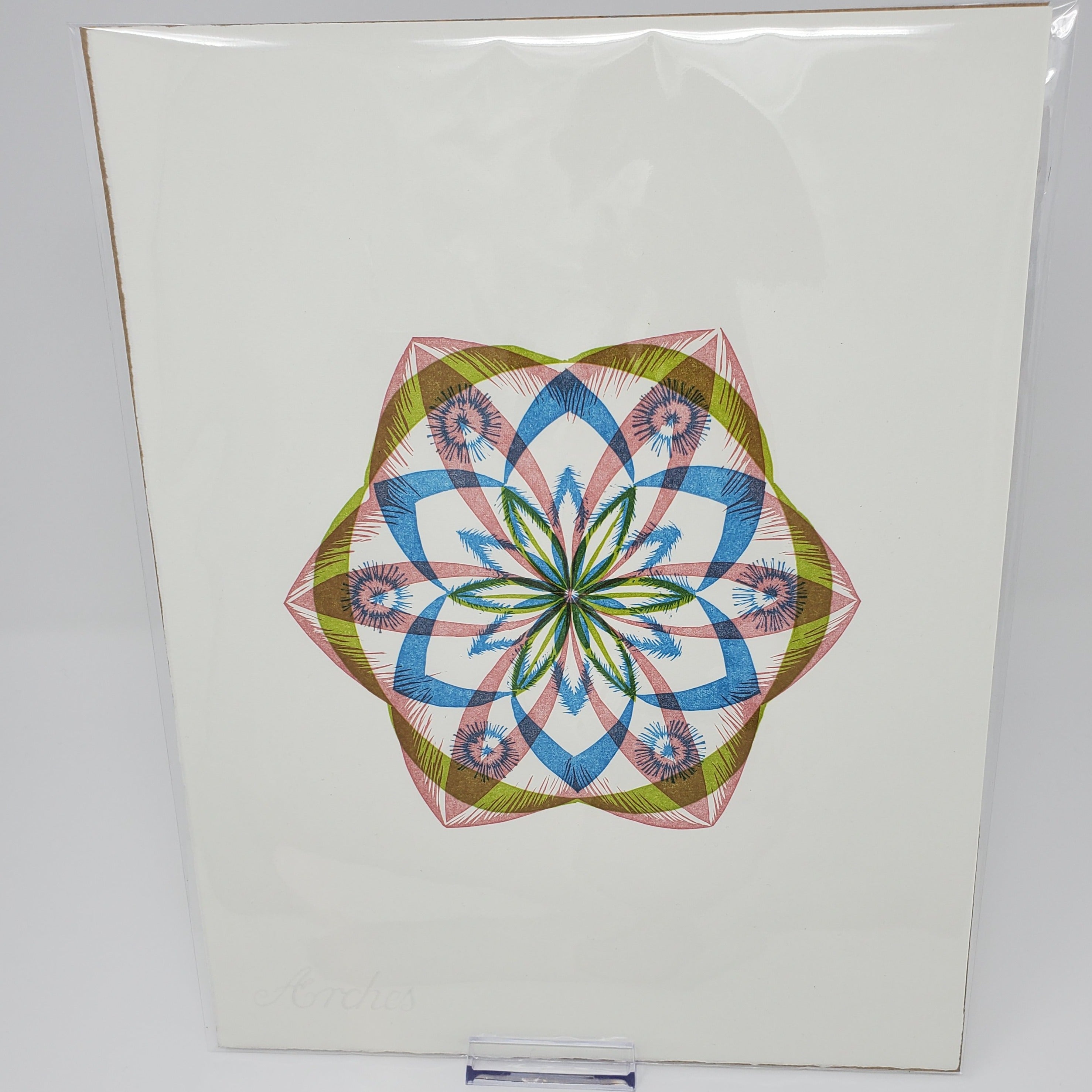 Geometry Mishmash Letterpress Print by Catherine Alice Michaelis | BIMA ...