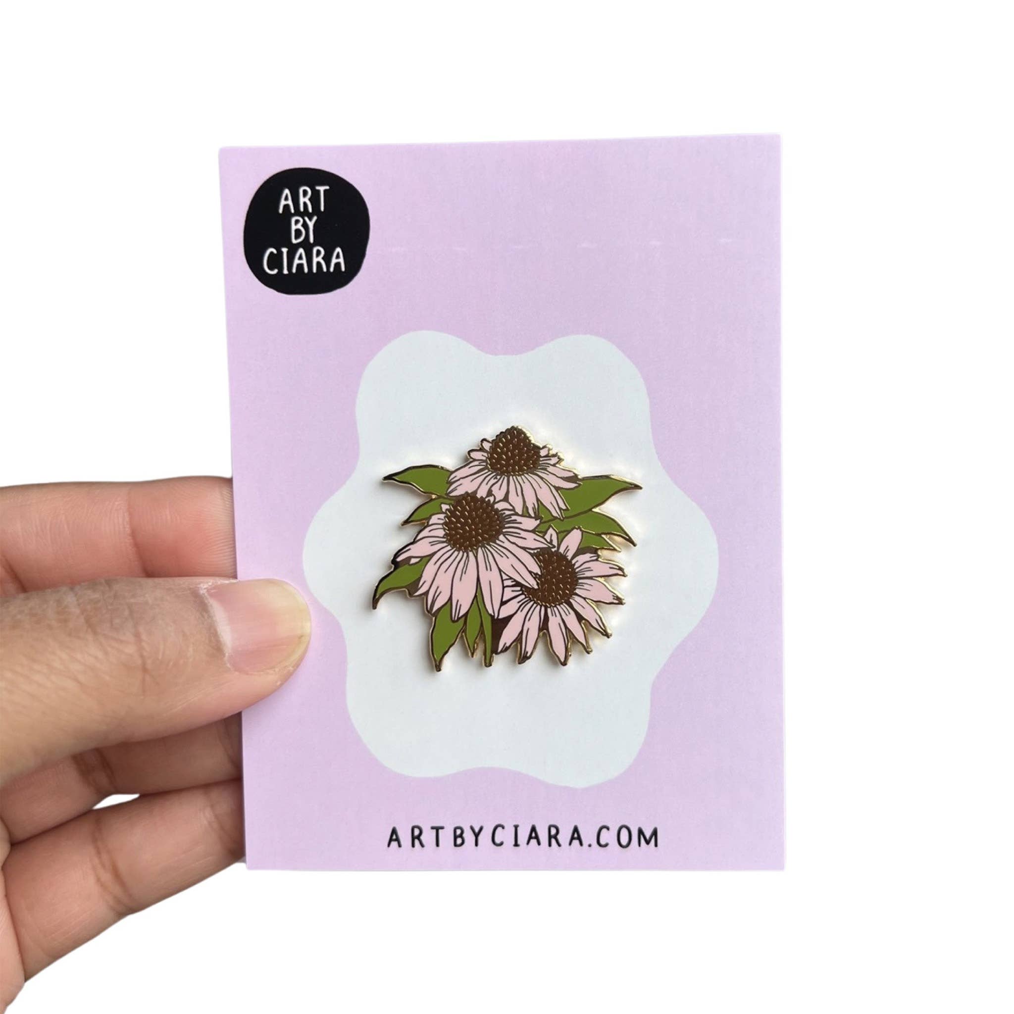 Echinacea Enamel Pin | BIMA Museum Store