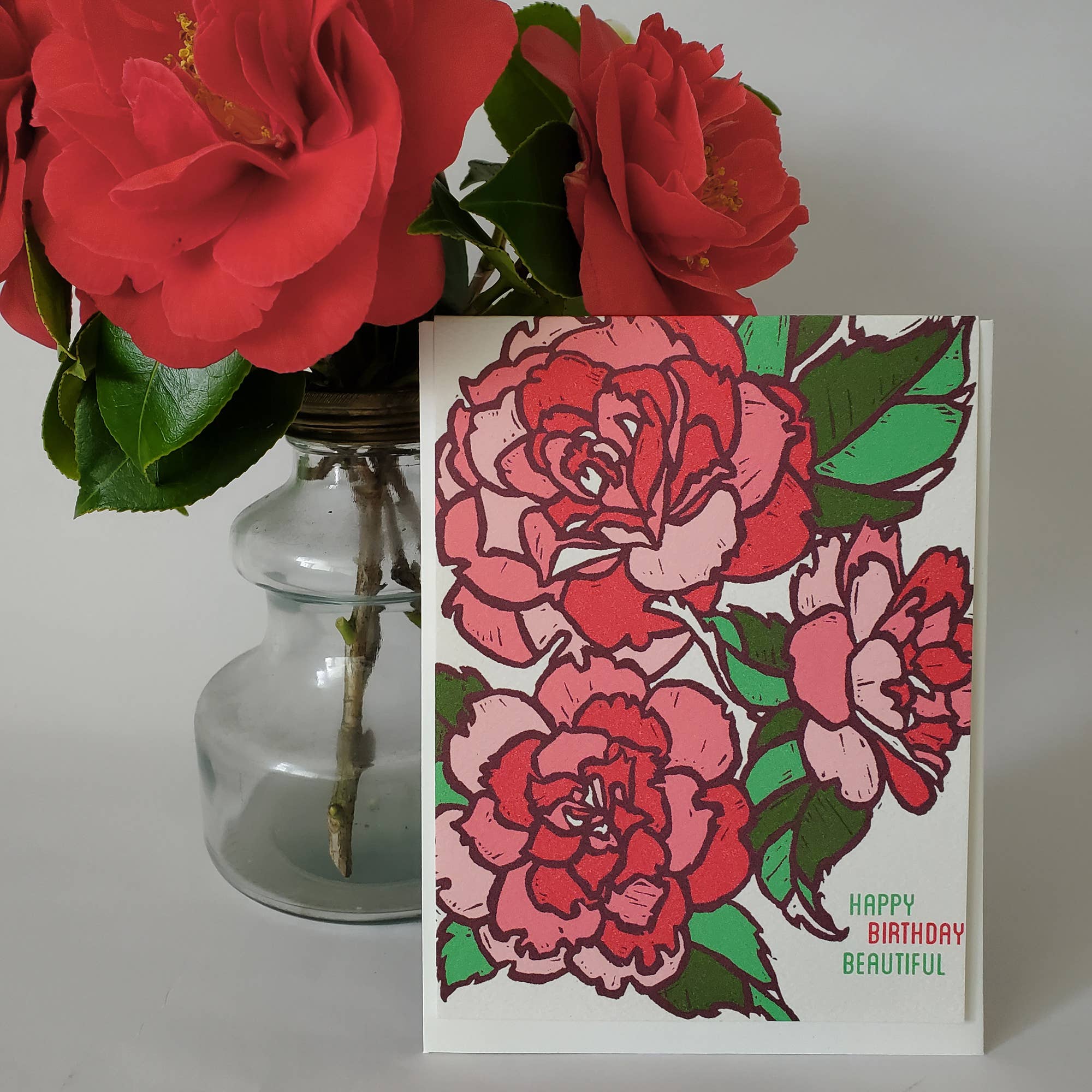 Birthday Beautiful Floral Greeting Card | BIMA Museum Store