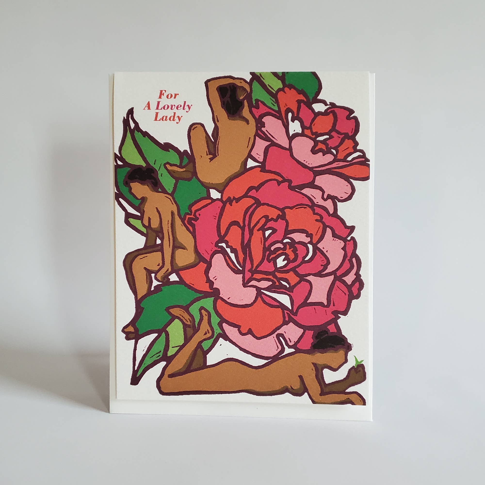 For A Lovely Lady Friendship or Bridal Greeting Card | BIMA Museum Store